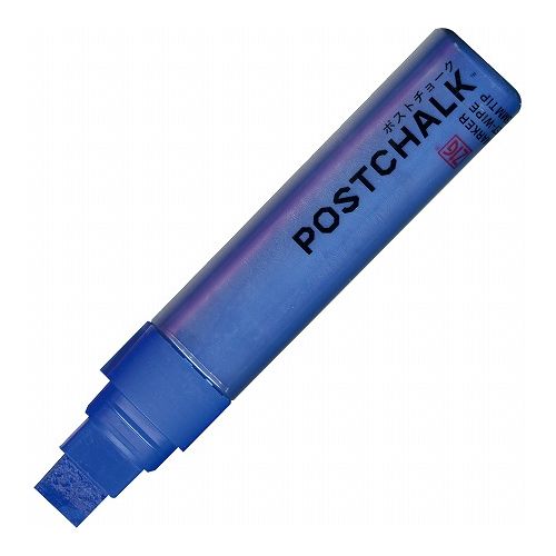 （まとめ買い）呉竹 ZIG ポストチョークマーカー ウェットワイプ 15mm ブルー POST-700A-030S 〔5本セット〕 – FUJIX