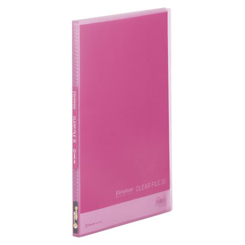 （まとめ買い）キングジム シンプリーズクリアーF(透明)20Pピン 186TSPﾋﾝ 〔10冊セット〕 – FUJIX