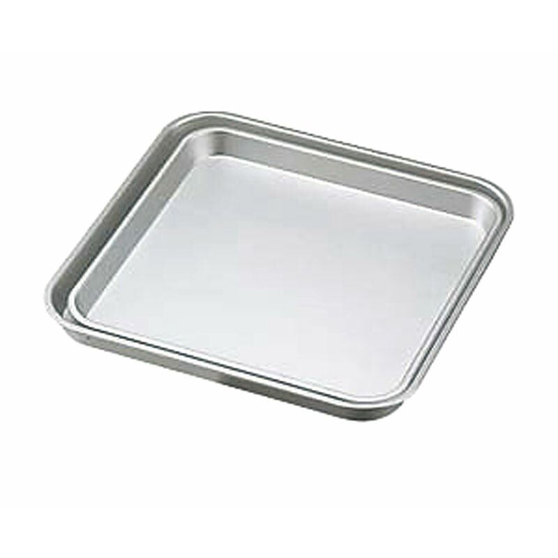 （まとめ買い）中尾アルミ製作所 アルマイト角盆 36cm 〔×3〕 – FUJIX