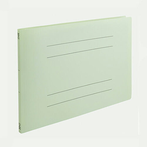 （まとめ買い）ビュートン フラットファイルPP A3ヨコ PP表紙 グリーン FF-A3E-GN 〔5冊セット〕 – FUJIX